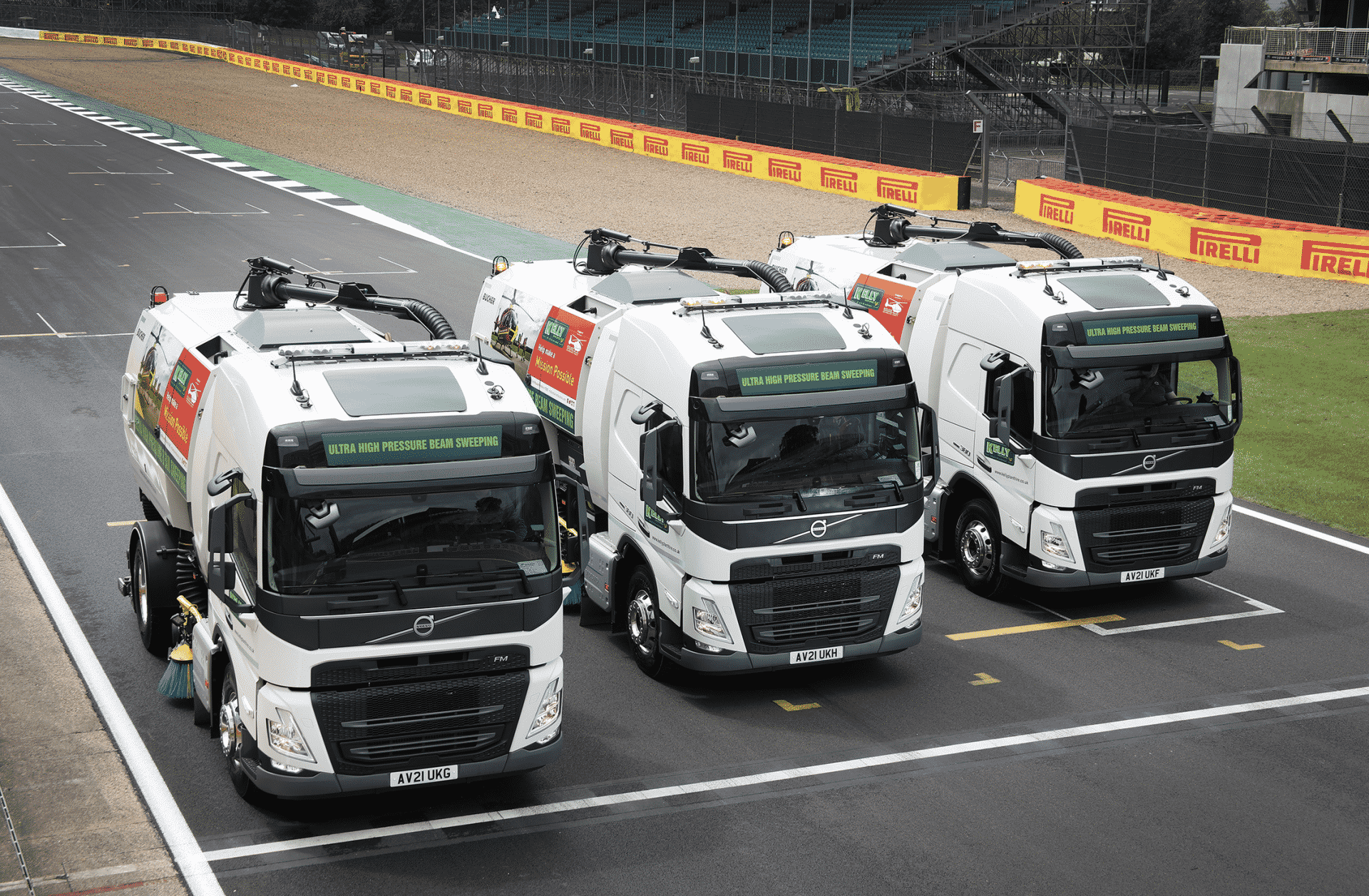 New Volvo FM sweepers make track debut for Kelly Plant Hire - Essential ...